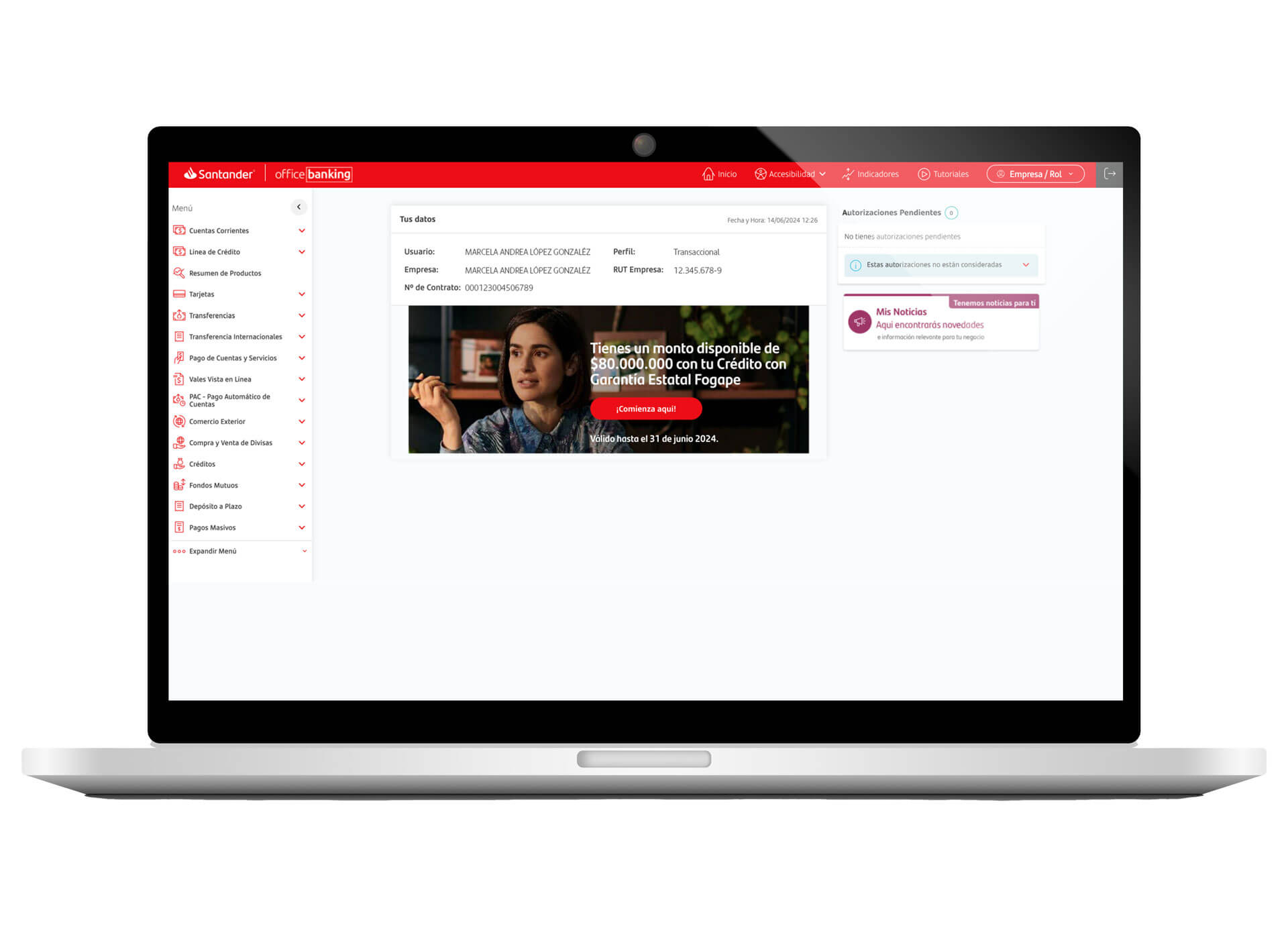 Crédito Fogape para tu Pyme | Banco Santander